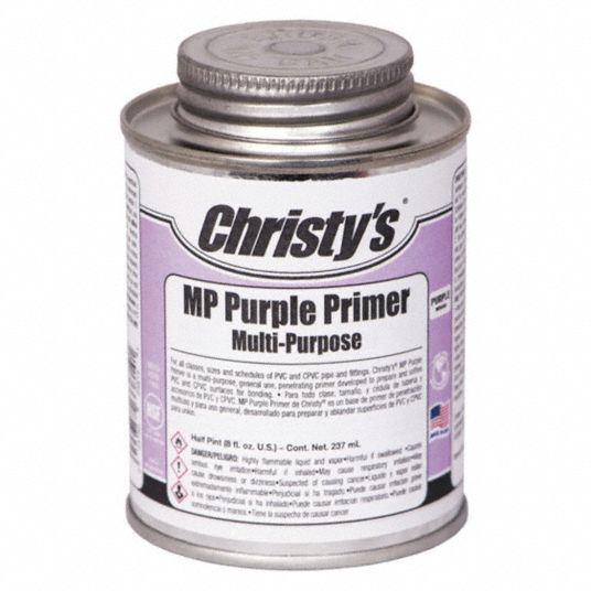 CHRISTY'S, 8 oz, Purple, Primer - 53UH54|RH-MPPP-HP-24 - Grainger