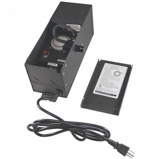 HADCO Transformer with Timer, 150 Max. Wattage, Gray, Steel, 120V AC ...