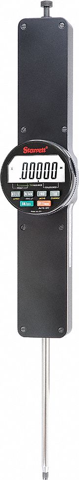 STARRETT, 0 in to 4 in /0 mm to 100 mm, Inch/Metric, Digital Indicator ...