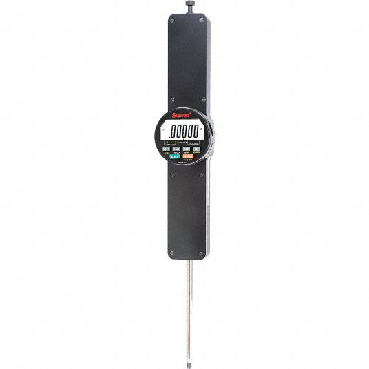 STARRETT, 0 in to 4 in /0 mm to 100 mm, Inch/Metric, Digital Indicator ...