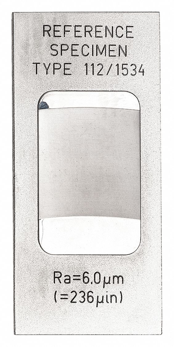 STARRETT, Surface Roughness Specimen, 6.0 micron/236 uin Roughness - Ra ...
