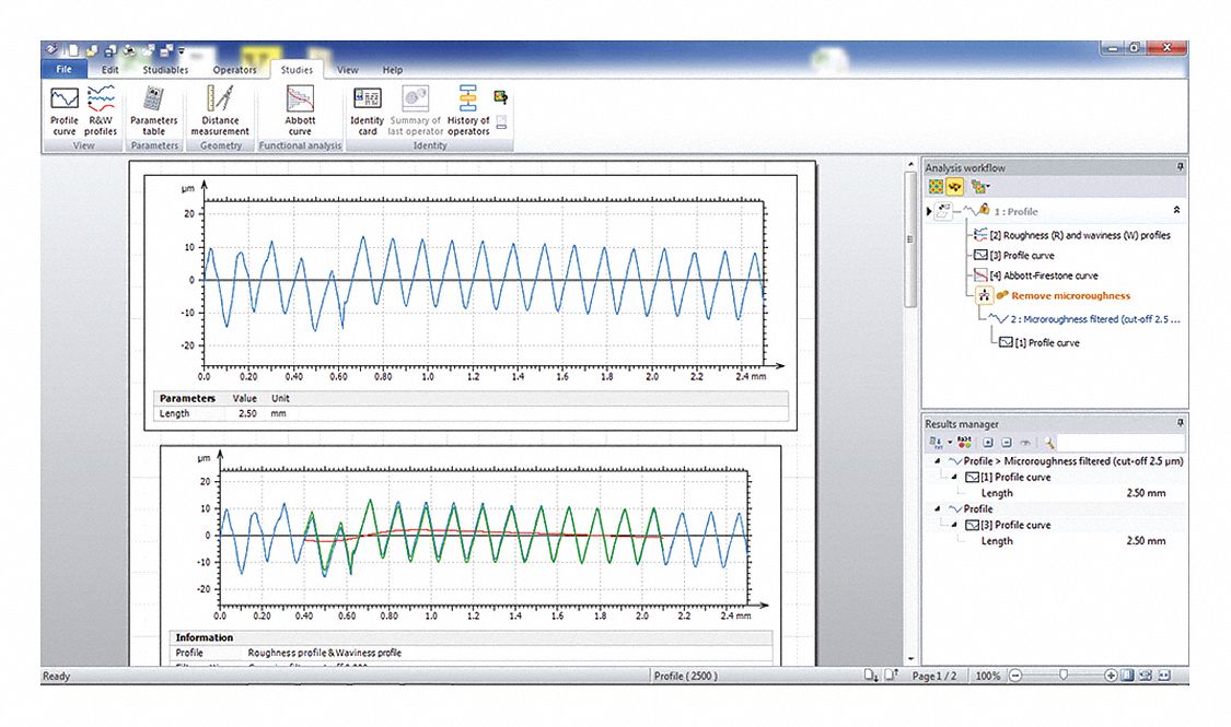 STARRETT, Talyprofile Silver Software with Pick-Up Cable - 53VE89|SR ...