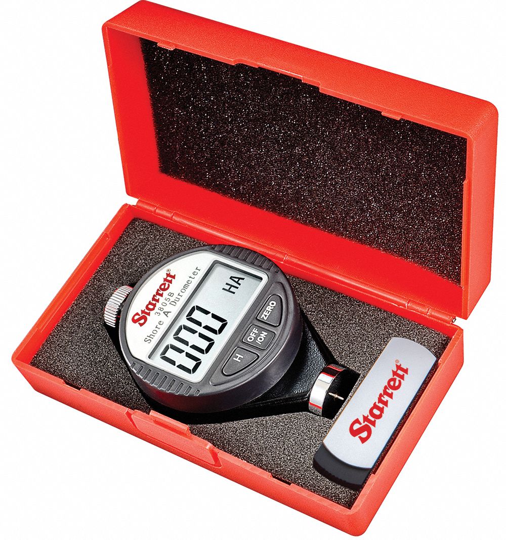 STARRETT Digital Handheld Durometer: Shore A - 53VE96|3805B - Grainger