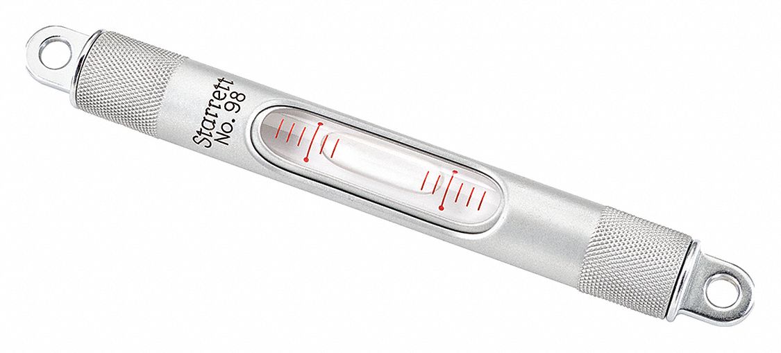 STARRETT, 8 in Lg, 2ZVL4, Machinists Levels Tube - 53VF15|PT99431 ...