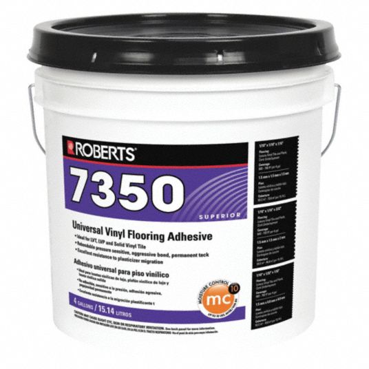 ROBERTS, 7350, 4 gal, Construction Adhesive - 53WC28|7350-4 - Grainger