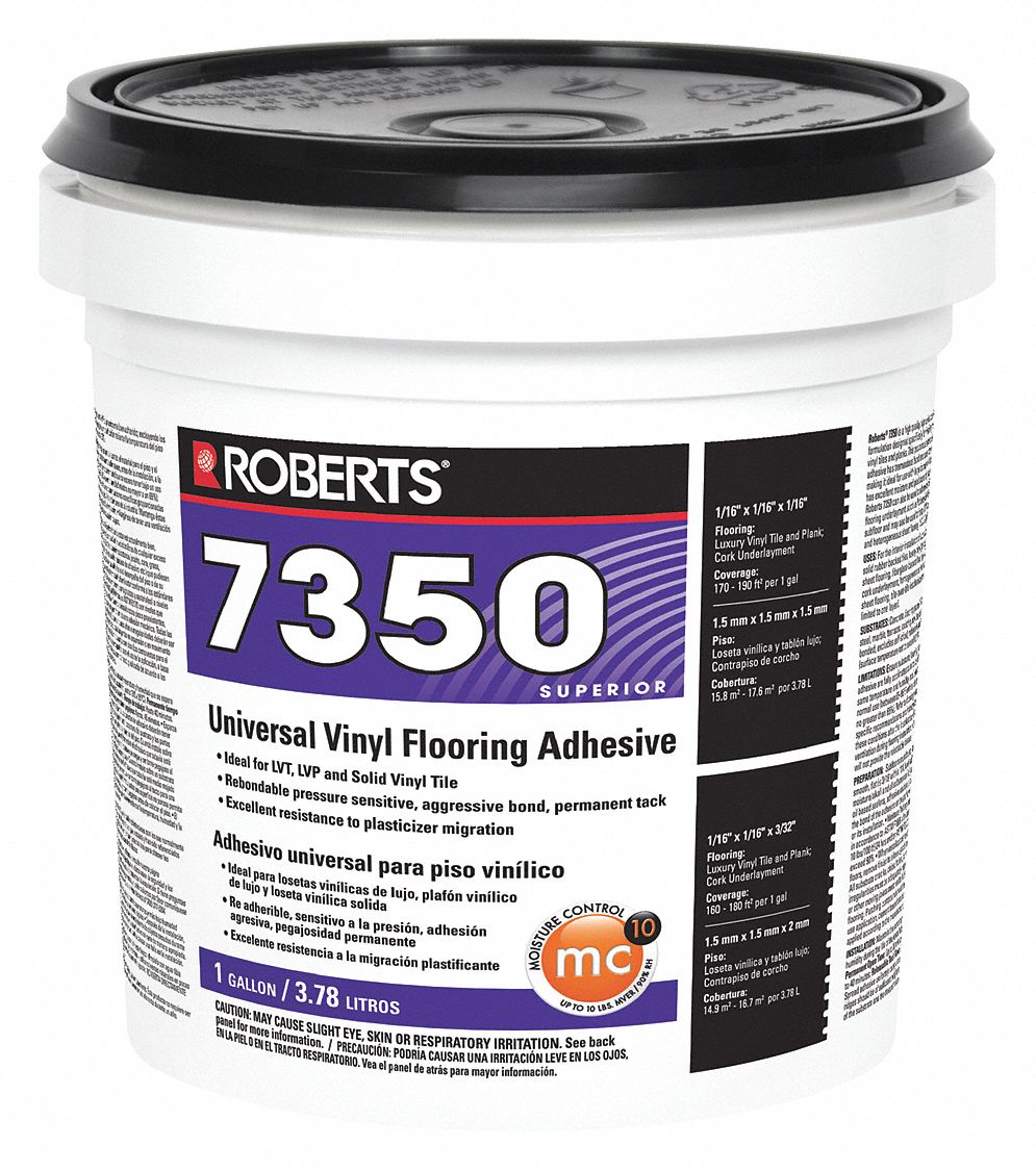 ROBERTS, 7350, 1 gal, Construction Adhesive - 53WC29|7350-1 - Grainger