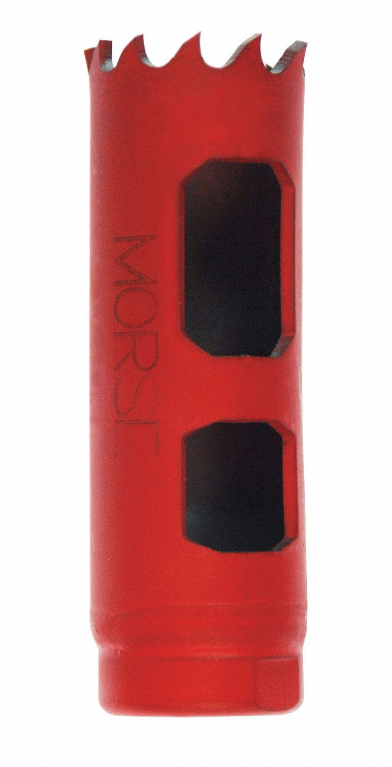 MORSE Hole Saw: 3/4 in Saw Dia., 5/6, 1 7/8 in Max. Cutting Dp, 1/2"-20 ...