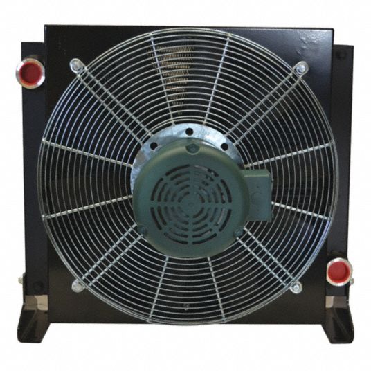 Forced-Air Oil Cooler,AC Motor,3.8A - Grainger