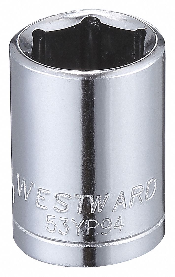 WESTWARD Dado marca WESTWARD, Tam Impulsor 1/4", Manual, Tam. Dado 11mm ...