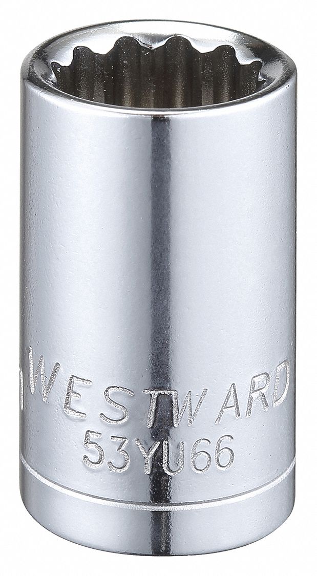 WESTWARD SOCKET,1/2" DRIVE,METRIC,15MM SOCKET SZ - Sockets - EBP53YU66 ...