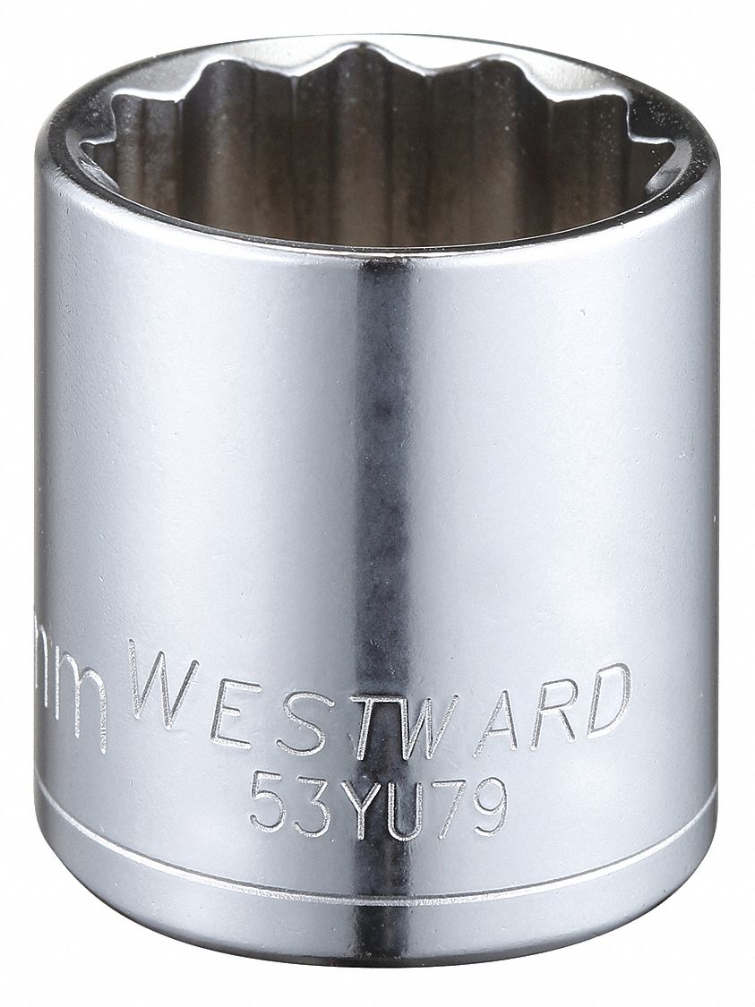 WESTWARD SOCKET,1/2" DRIVE,METRIC,28MM SOCKET SZ - Sockets - EBP53YU79 ...