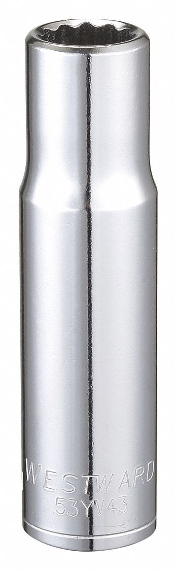 WESTWARD SOCKET,13MM,12 PT,DEEP,1/2" DRIVE - Sockets - EBP53YV43 ...