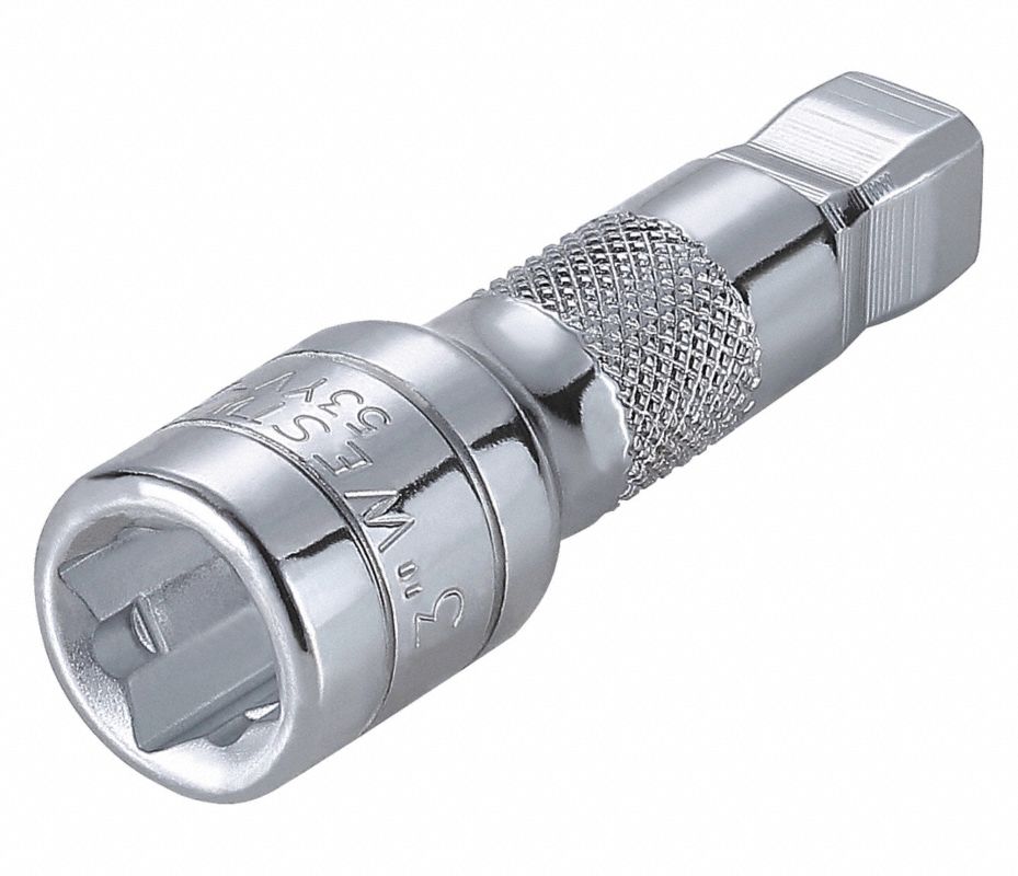 WESTWARD Extensión para Dado , Tamaño de Impulsor 1/2" , Longitud Total ...