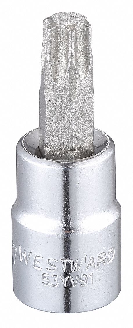 WESTWARD SOCKET BIT,3/8" DR,T47 TIP,TORX - Socket Bits - EBP53YV91 ...