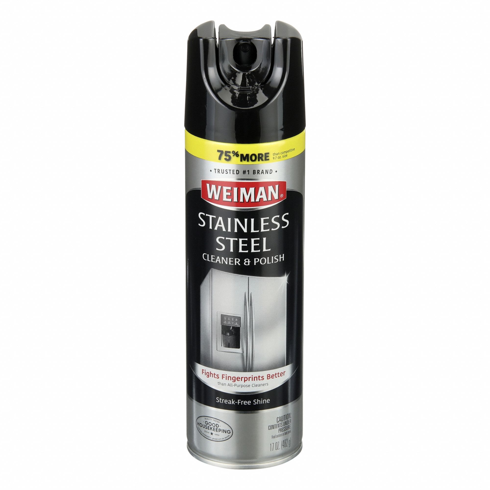 Aerosol Spray Can, 17 oz Container Size, Metal Cleaner and Polish ...