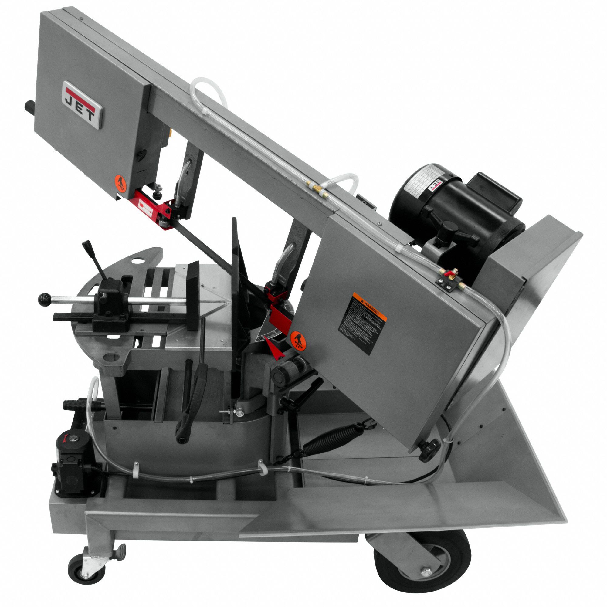 JET Band Saw: Combo Horizontal/Vertical, 115V AC, 8 in x 5 1/2 in, 64 ...