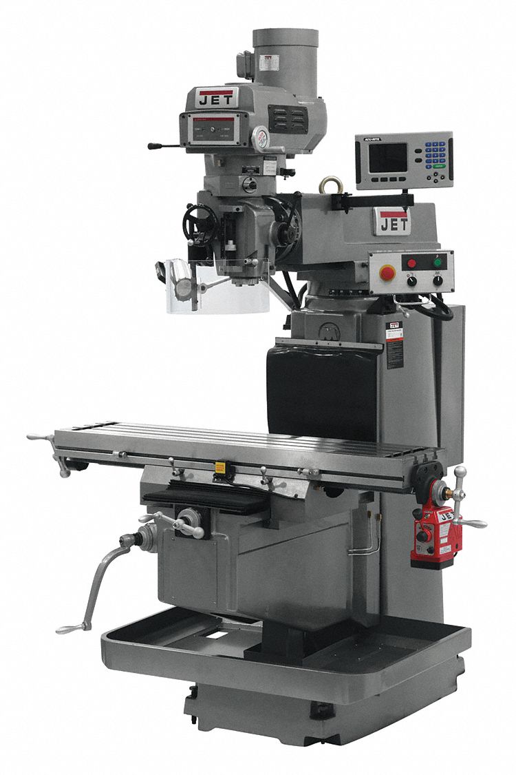 JET, JTM-1254VS, 5 hp, Vertical Milling Machine - 53ZC74|698049 - Grainger