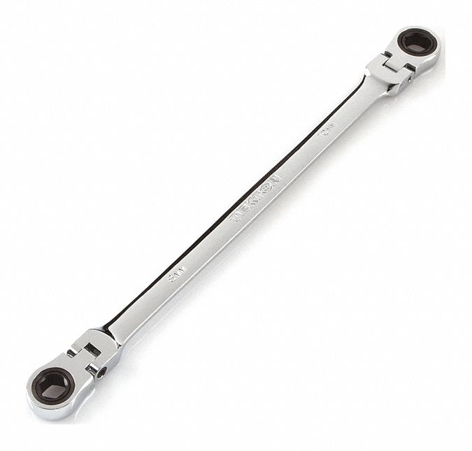 Long Flex Ratchet Box End Wrn 8mmx10mm - Grainger