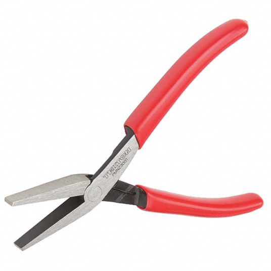 Mini Flat Nose Pliers,Smooth Jaw - Grainger