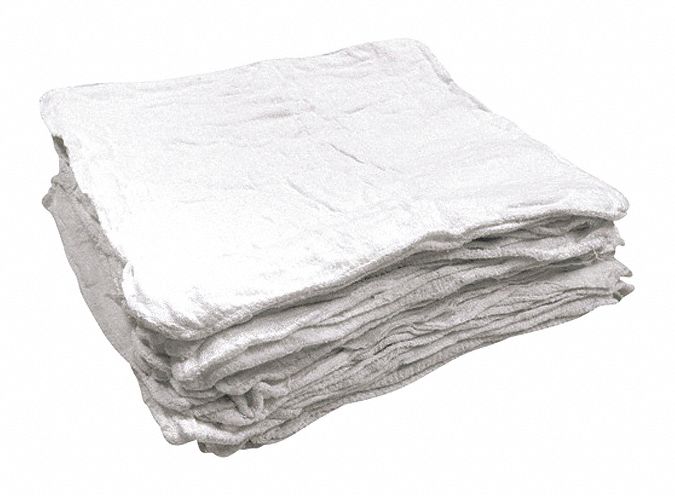 Shop Towel Rags,14" x 14",Natural,PK60 - Grainger