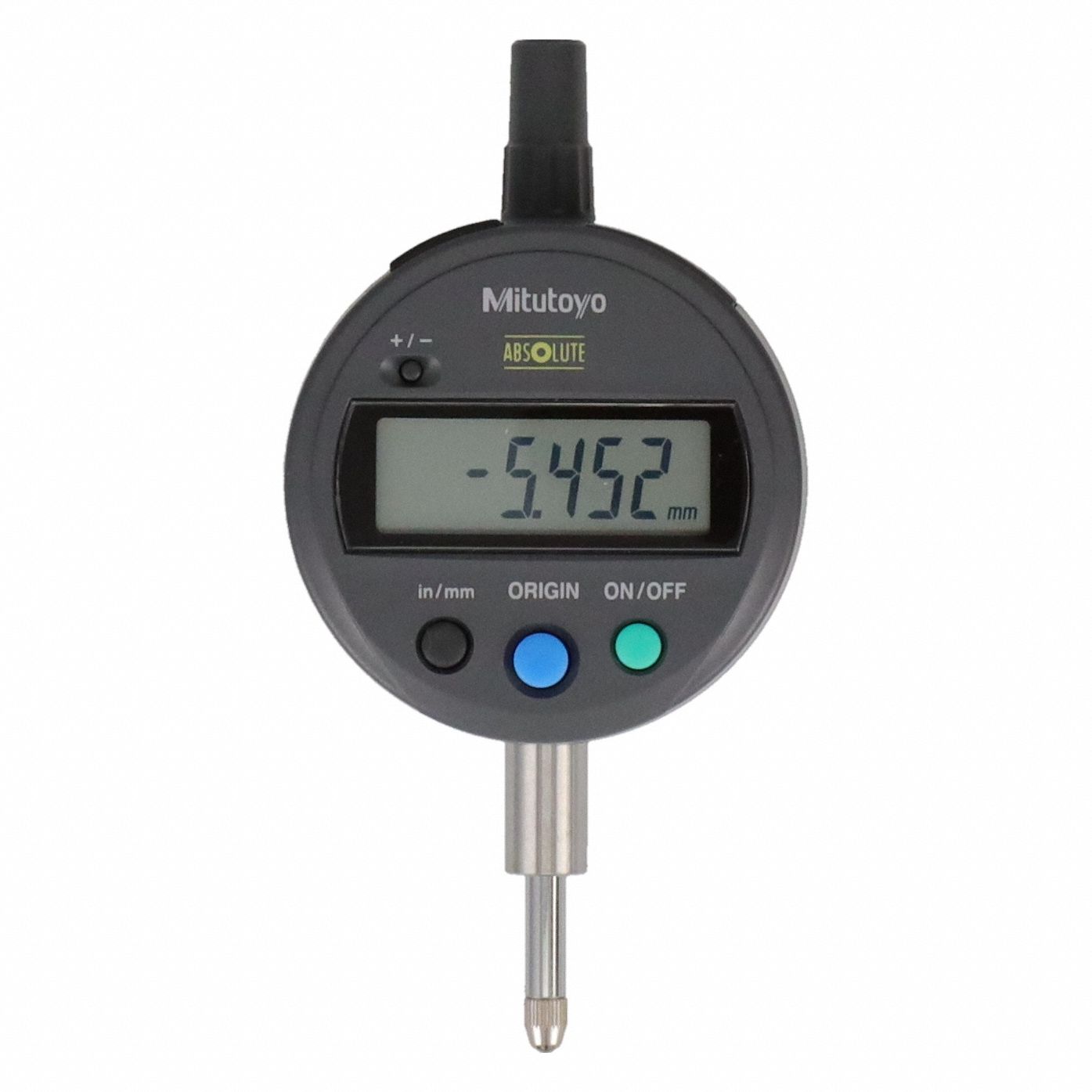 MITUTOYO Indicador Digital Electrónico, 0" a 0.5" Rango, 0.00005"/0 ...