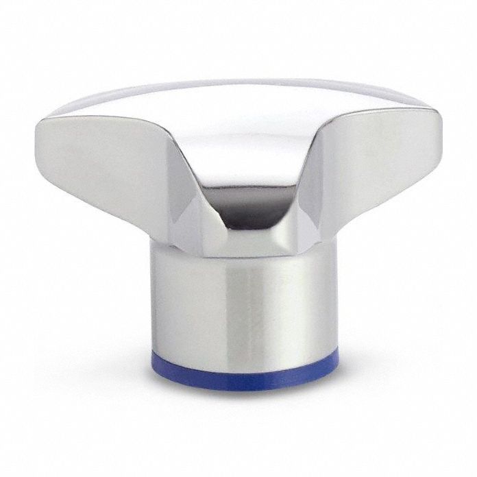 JW WINCO, 3 Point, Stainless Steel, Hand Knob - 809CH5|5445-50-M10-PL-H - Grainger