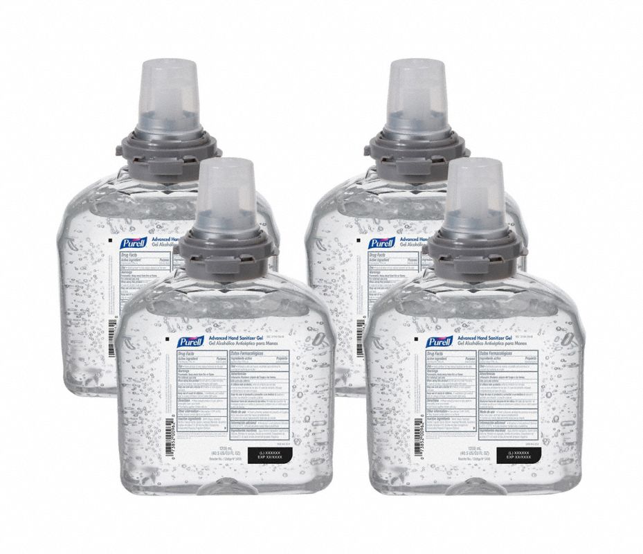 PURELL Sanitizante para Manos marca PURELL, Gel, Tamaño 1.2L - 13G698 ...