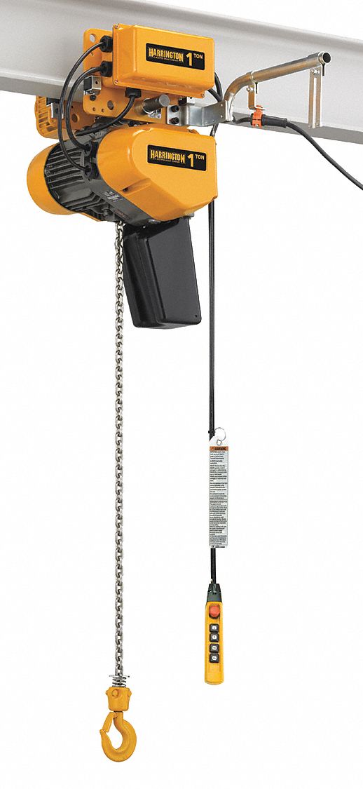 HARRINGTON Polipasto Eléctrico de Cadena, 500 lb., Elevación del ...
