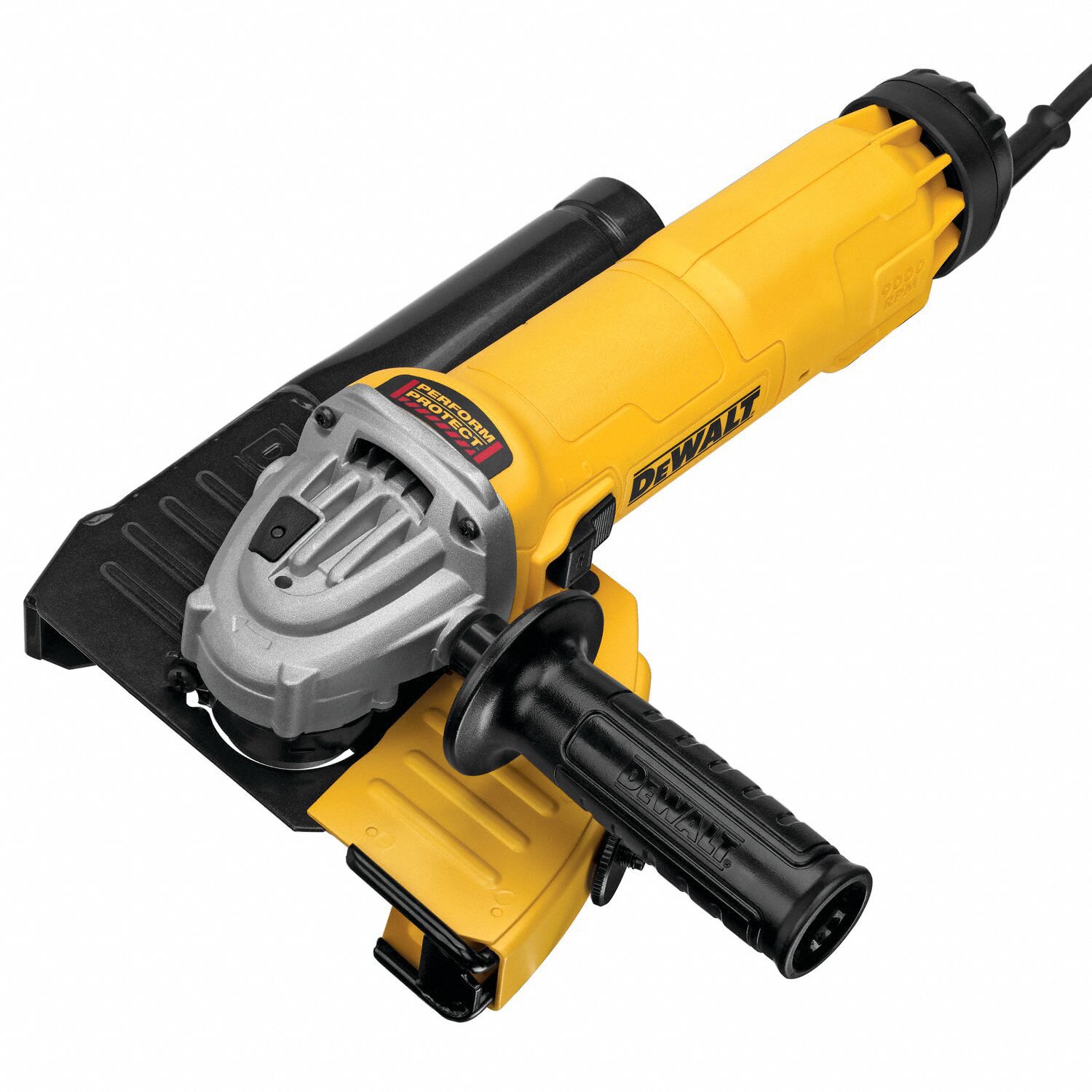 DEWALT Angle Grinder: 13 A, 9,000 RPM Max. Speed, Slide, 6 in Wheel Dia ...