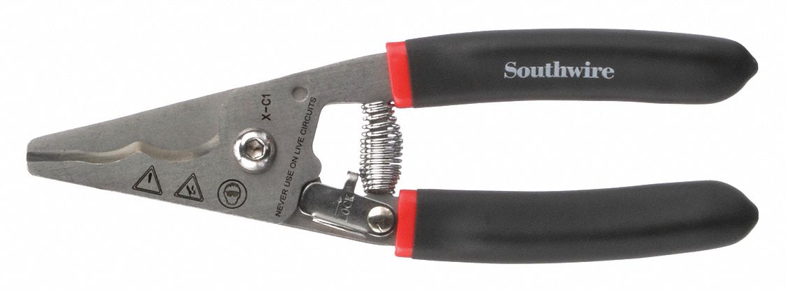 SOUTHWIRE, Shear, 6 5/8 in Overall Lg, Cable Cutter - 54DF54|58746740 ...