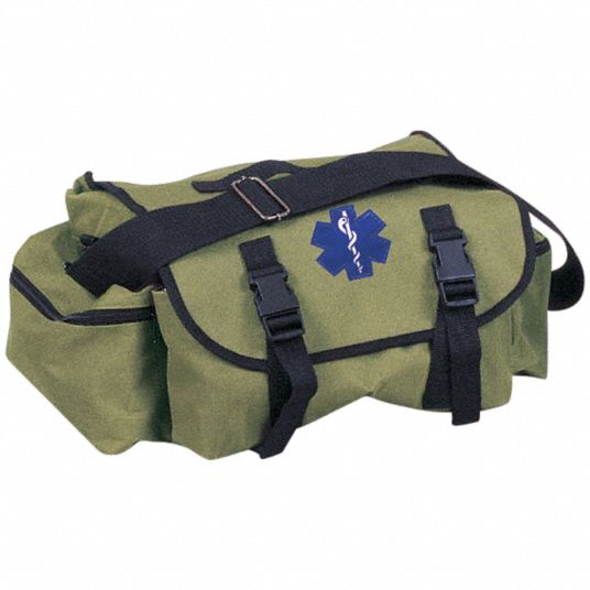 EMI, 10 in L x 5 in W x 11 in D, Cordura Nylon, Response Bag - 54DH48|9312 - Grainger
