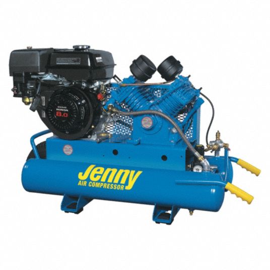JENNY, 1 Stage, 9 hp Engine, Portable Gas Air Compressor - 54DH98|G9HGA ...