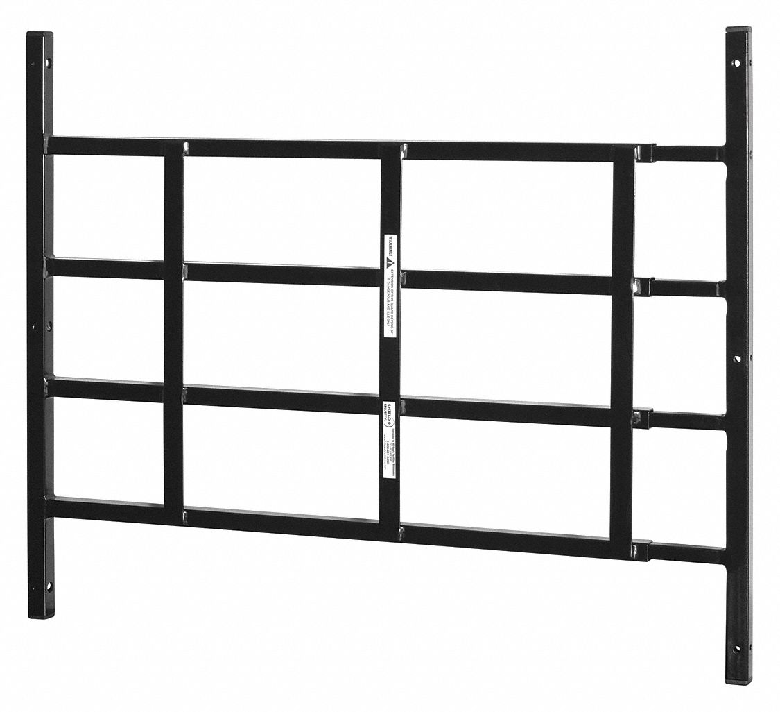 PRIME-LINE, Fixed, 32 1/2 in to 54 in, Window Security Guard - 54DP12|S ...