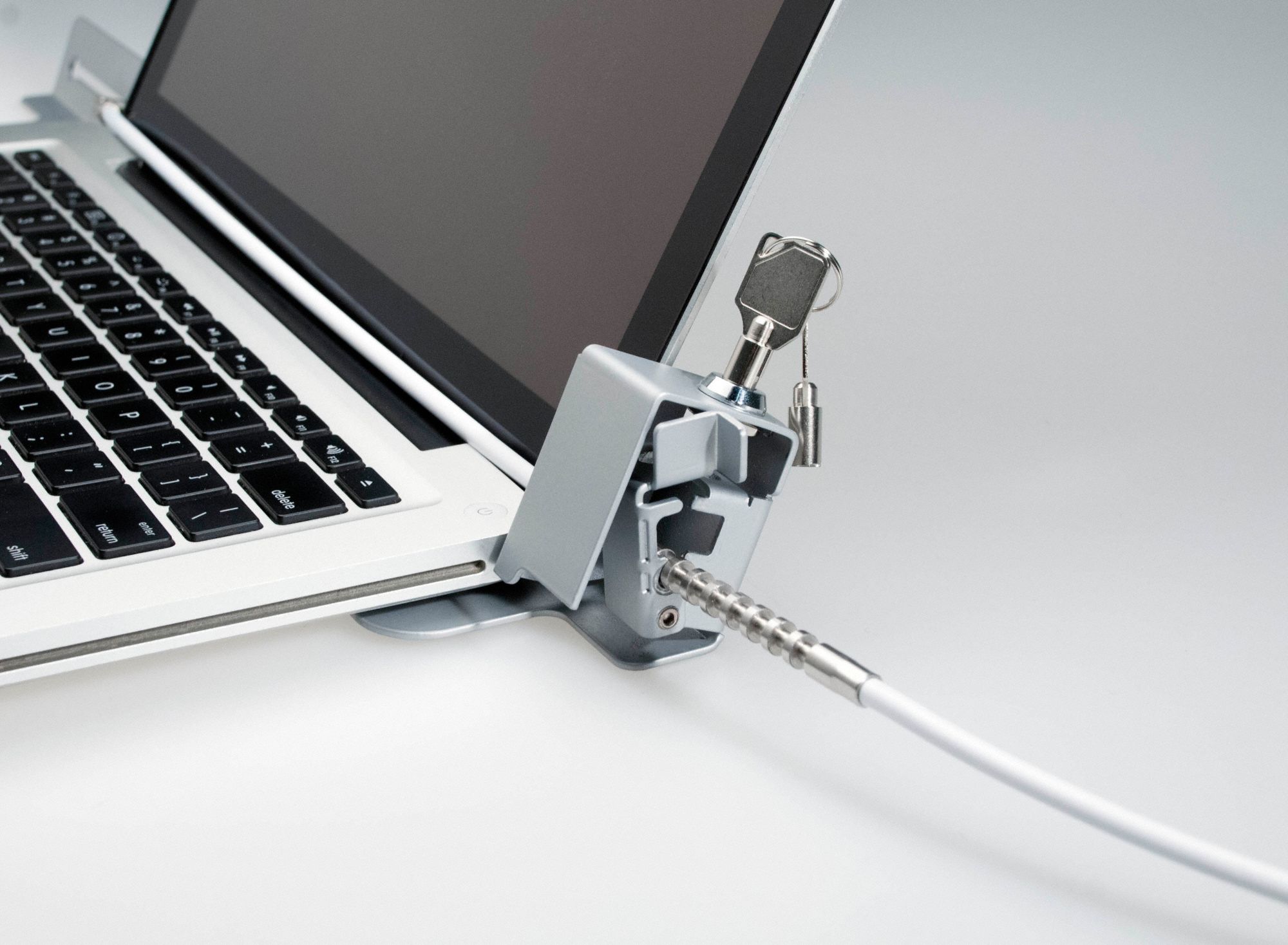 CTA DIGITAL Silver Laptop Security Station, Desk or Grommet Mount, 50 ...