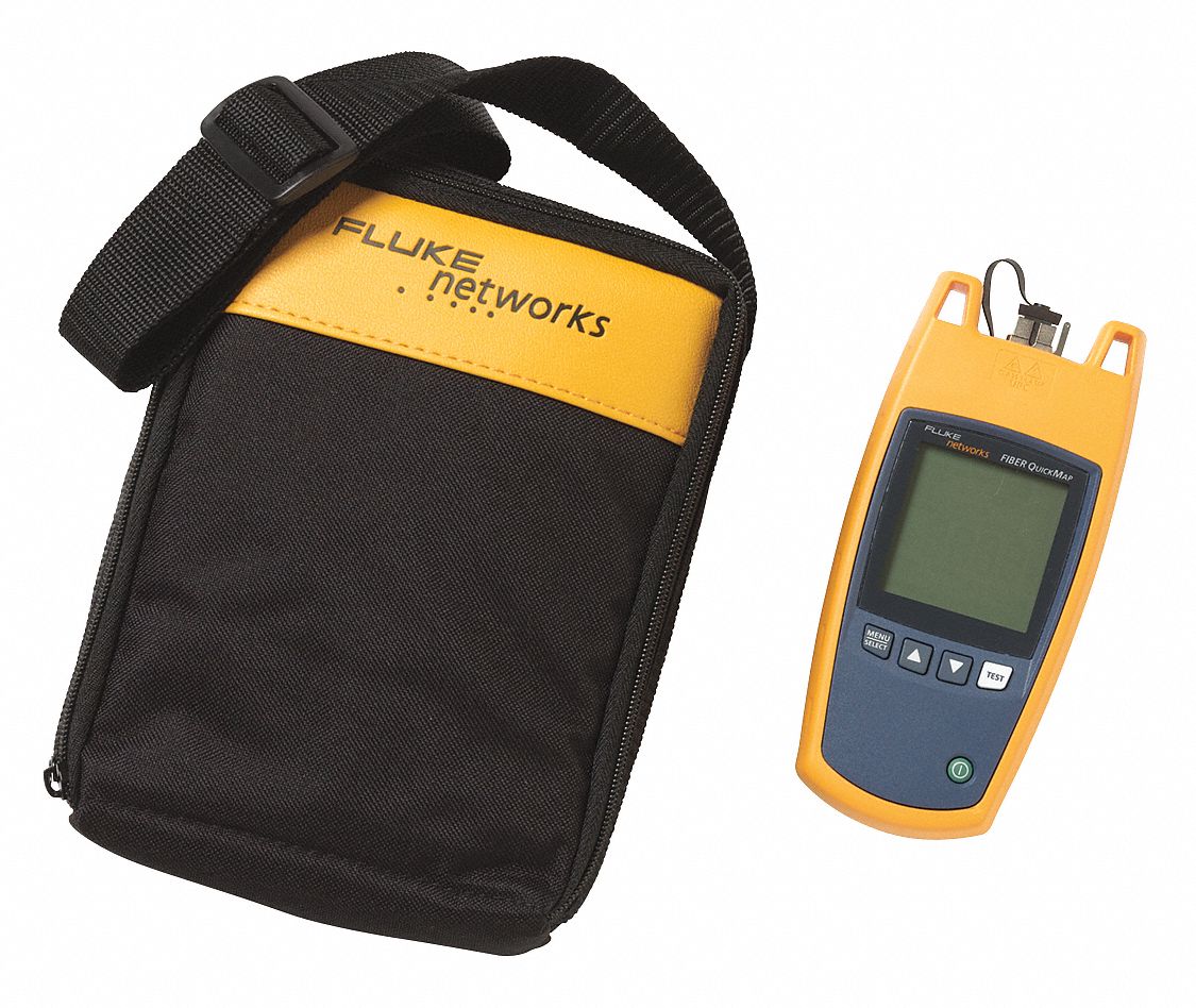 FLUKE NETWORKS, Fiber QuickMap Distance & Fault Locator, Multi-Mode ...