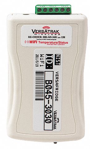 VERSATRAK Dual Temperatures, WiFi 802.11 G, -30° to 180° Temp. Range (F ...