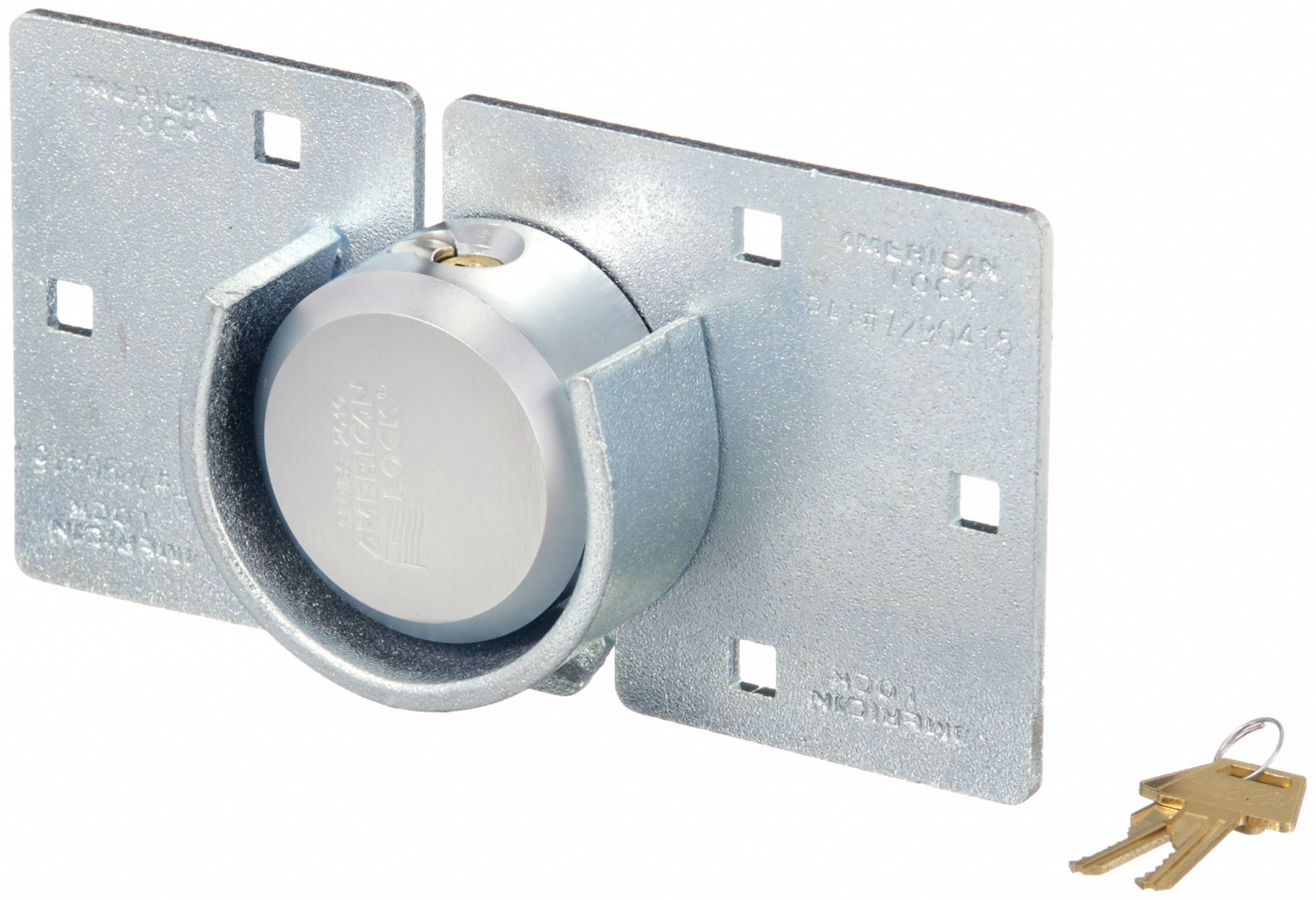 8 5/8 in Hasp Lg, 3 1/2 in Hasp Ht, Van Locks with Hasp - 54DX32 ...