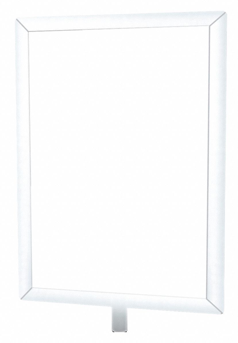TENSABARRIER, Silver, Sign Holder - 54EE81|FRAME-NOSC-1S-8511HD-V ...