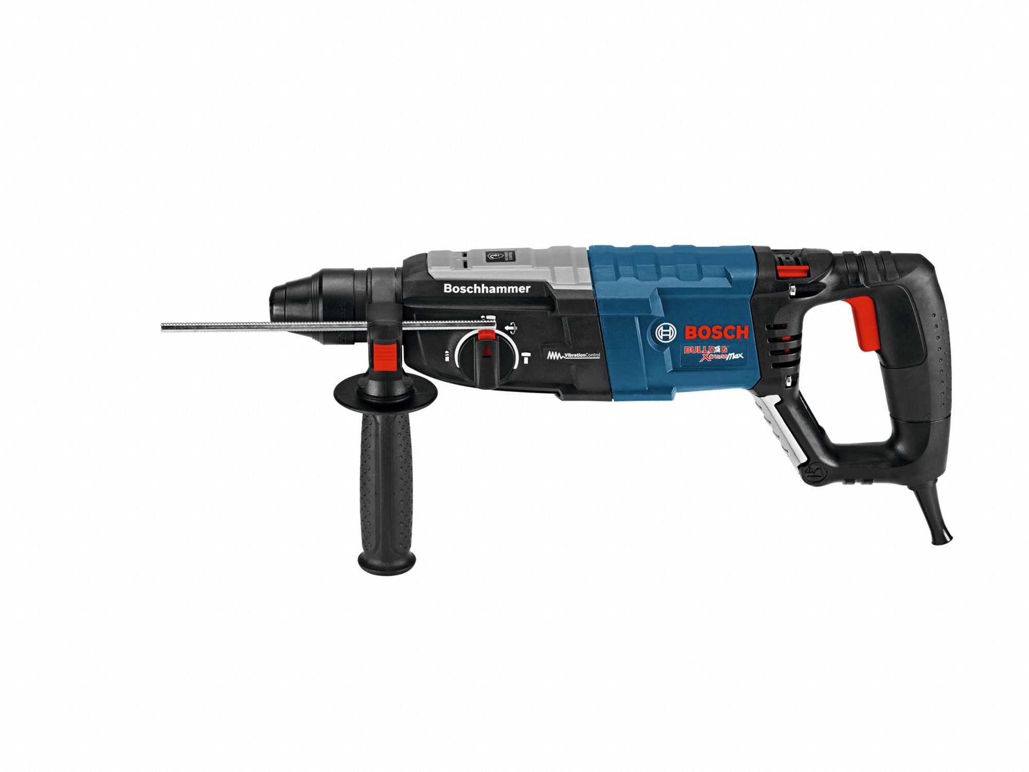 BOSCH Rotary Hammer Kit: SDS-Plus, D-Handle, 1 1/8 in Capacity, 2.4 ft ...
