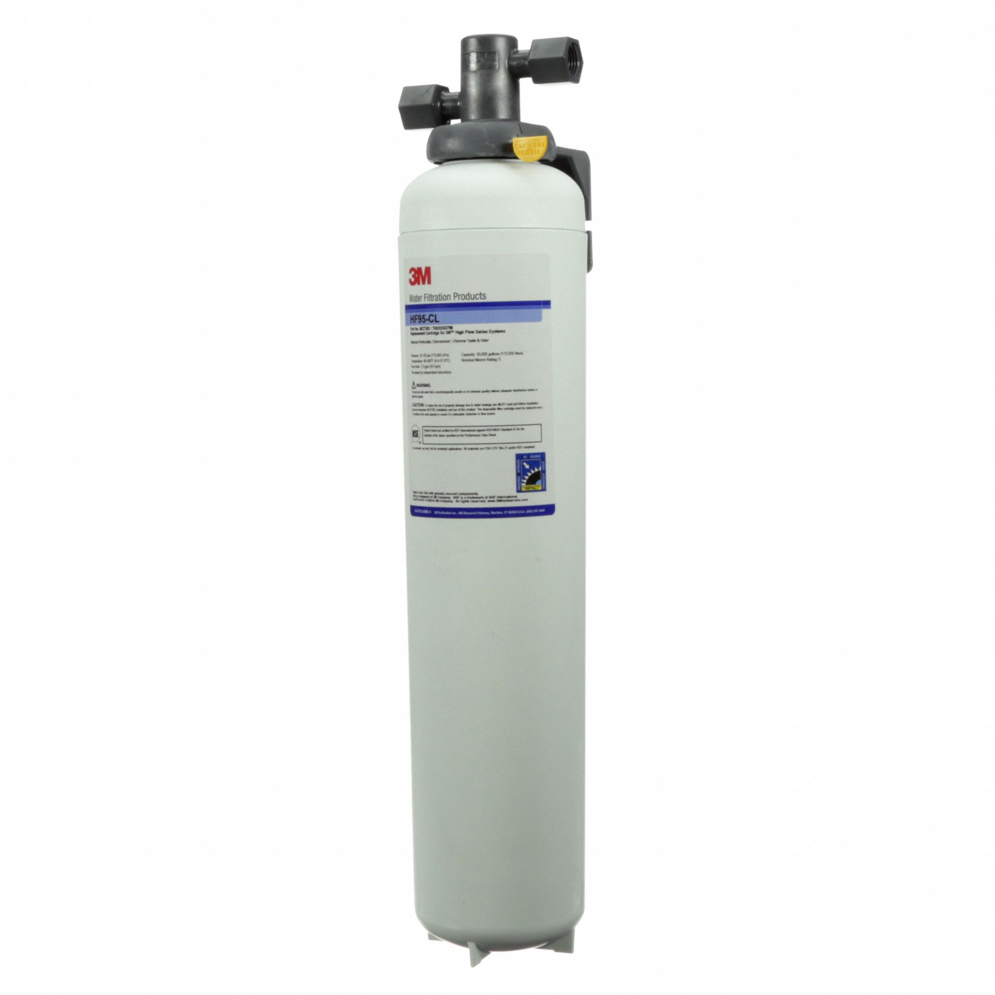 3M Quick Connect Filter: 5 micron, 2.5 gpm, 30,000 gal, 23 5/8 in ...