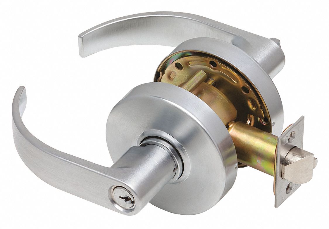 DEXTER, Office Lever Locksets, Chrome, Door Lockset - 54FF42|C1000-ENTR ...