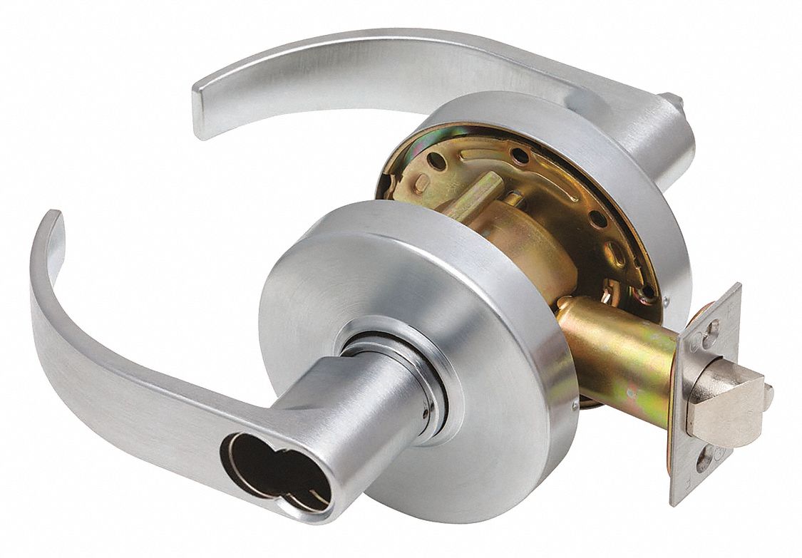 DEXTER, Storeroom Lever Locksets, Chrome, Door Lockset - 54FF59|C1000 ...