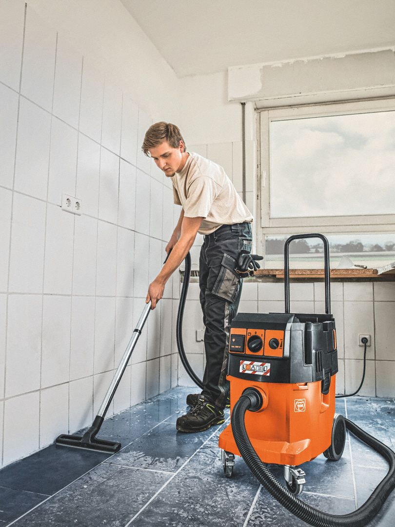 FEIN Dust Extractor: HEPA, Dry/Wet, 8 1/2 gal Tank, 155 cfm Air Flow ...