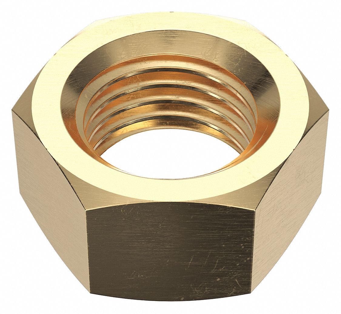 M12-1.75 Thread, 19 mm Hex Wd, Hex Nut - 179J55|L04122.120.0001 - Grainger