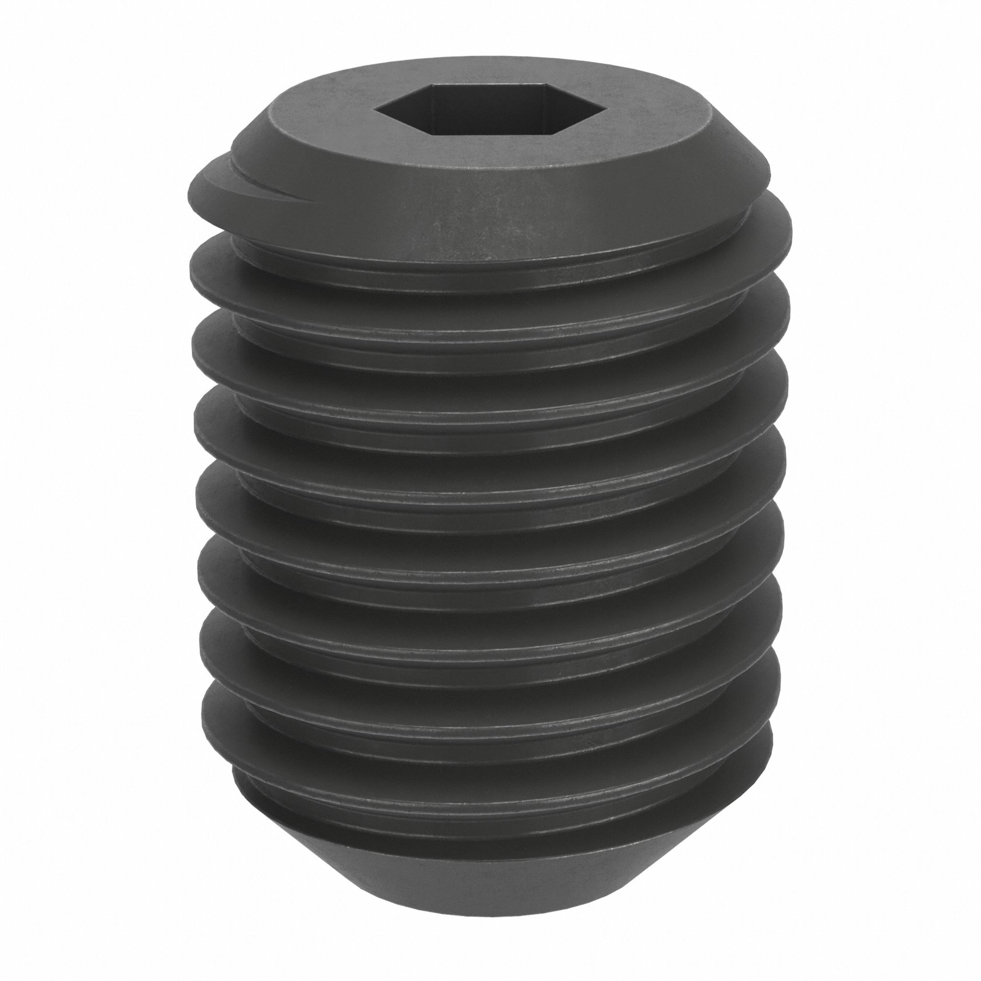 M10 x 1.50 Thread Size, 20 mm Overall Lg, Socket Set Screw - 54FK58 ...