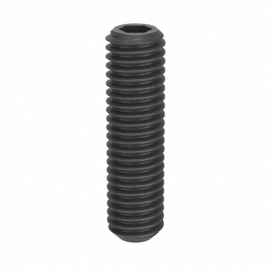 M8x1.25 Thread Size, 30 mm Overall Lg, Socket Set Screw - 54FL07|M07840 ...