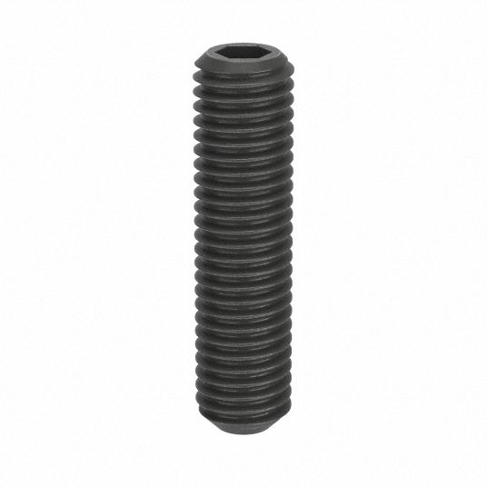 M10x1.5 Thread Size, 40 mm Overall Lg, Socket Set Screw - 54FL15|M07840.100.0040 - Grainger