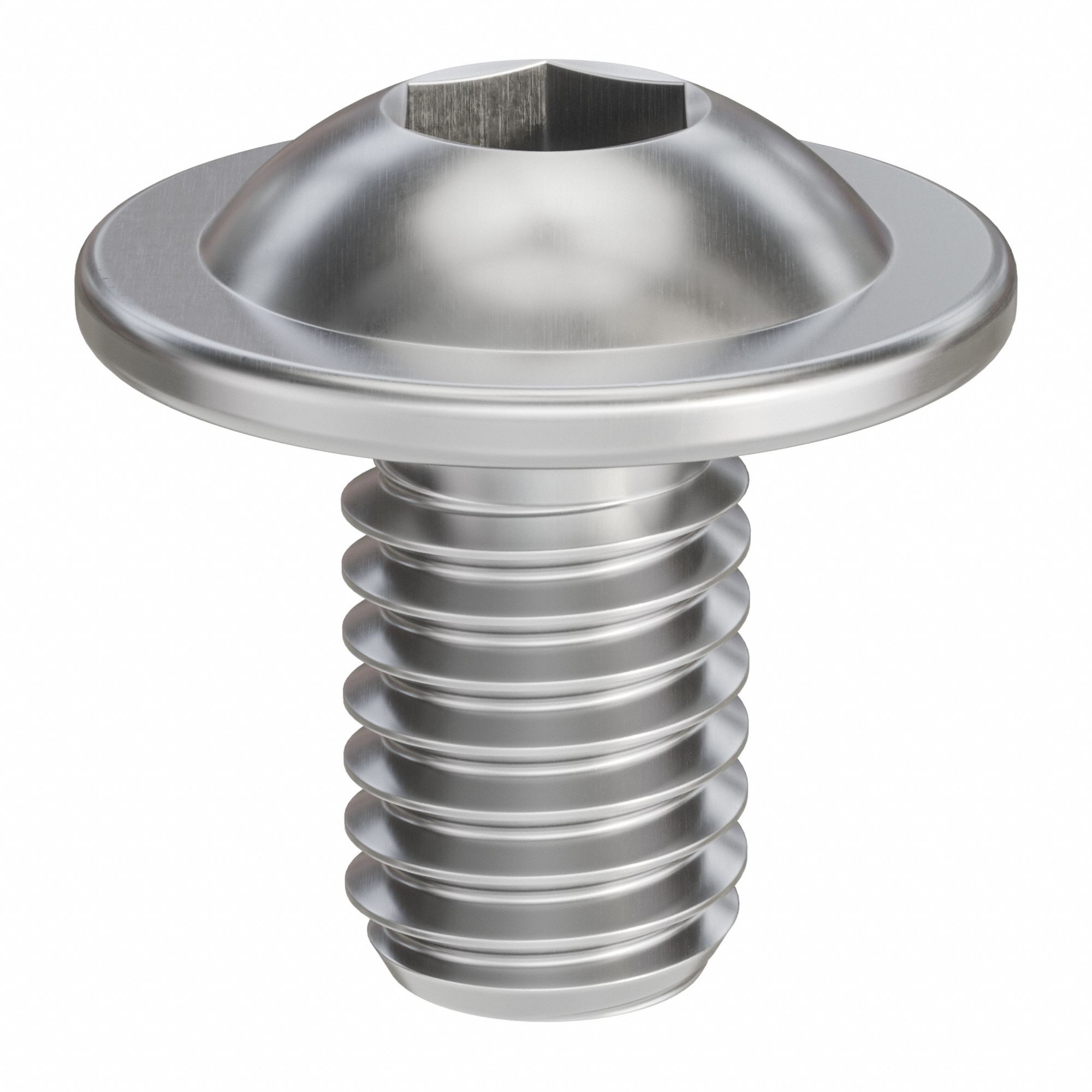M6x1.00 Thread Size, 10 mm Lg, Socket Head Cap Screw - 54FR38|M51028 ...