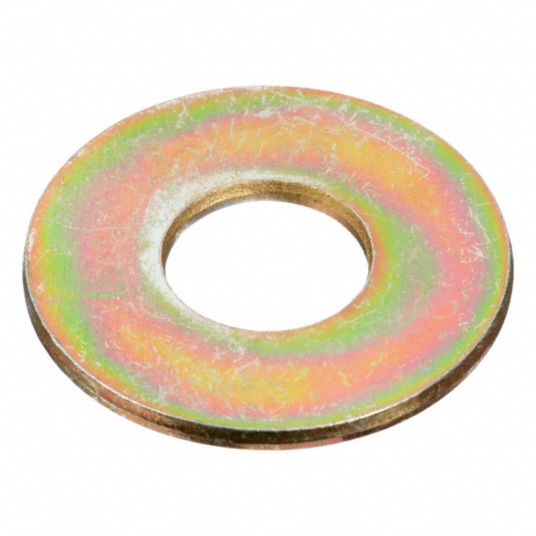 Through Hardened, Zinc Yellow, USS Washer - 54FV76|U38131.050.0001 ...