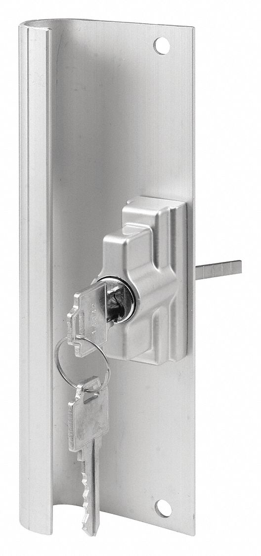 Patio Door Outside Pull,Anodized - Grainger